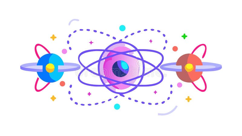 Dynamic Atom Structure with Interacting Particles, Vector Design ...