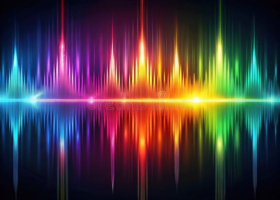 Dynamic Audio Visualization a Colorful Symphony of Sound Waves ...