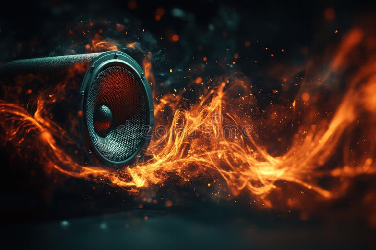 Dynamic Audio Visualization with Fiery Effects Studio Graphic Design ...