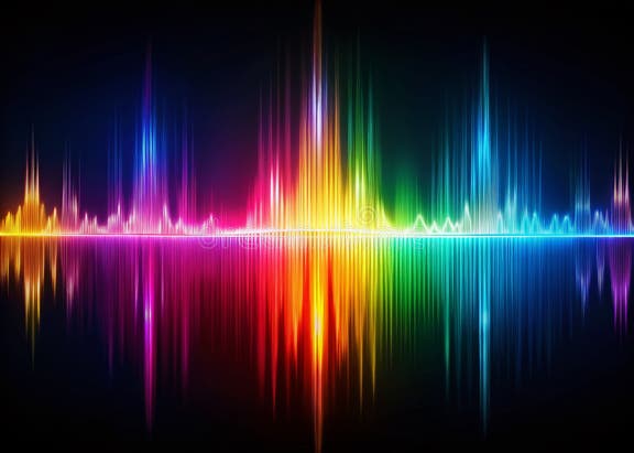 Dynamic Audio Visualizations Explore a Spectrum of Vibrant Sound Waves ...