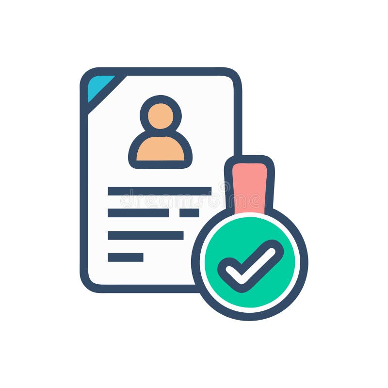 Dynamic Authorization Symbol Illustration Stock Image - Illustration of ...