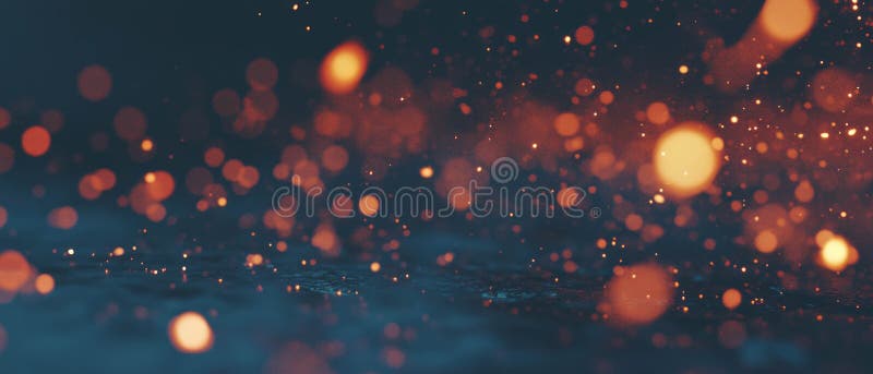 Dynamic Backdrop of Dancing Sparks Featuring a Vibrant Central Banner ...