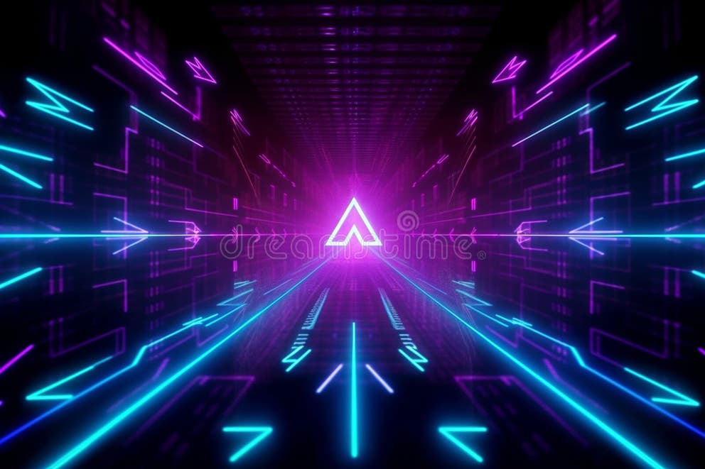 Dynamic Backdrop Featuring a Digital Transformation Arrow Chart and ...