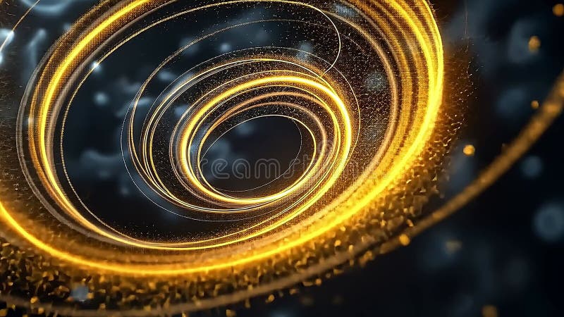 A Dynamic Backdrop Presents a Deep, Inky Expanse Punctuated by a ...