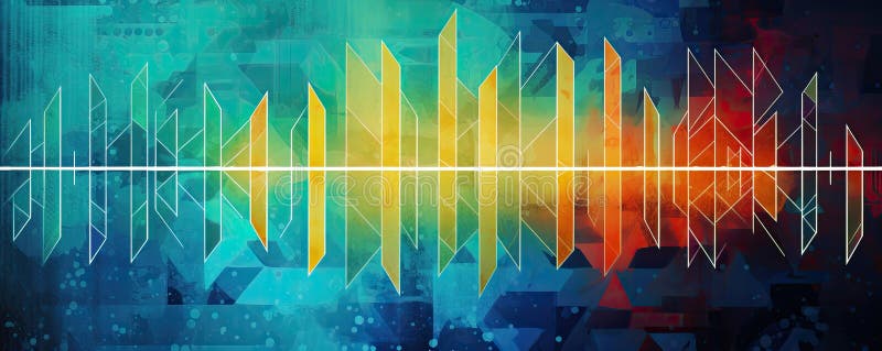 Dynamic Background with Abstract Arrow Motifs and Directional Elements ...