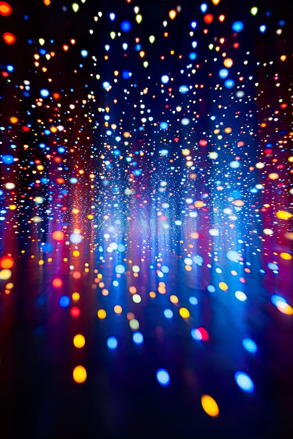 Dynamic Background with Colored Lights Represents a Captivating ...