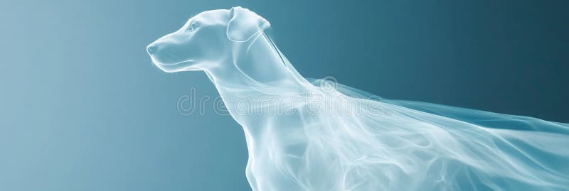 Sleek Modern Veterinary Background Featuring Flowing Gradient Lines in ...