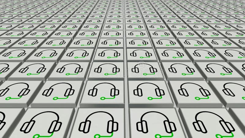 Dynamic Background with Support Icons, Silver Tiles, Unique Design ...