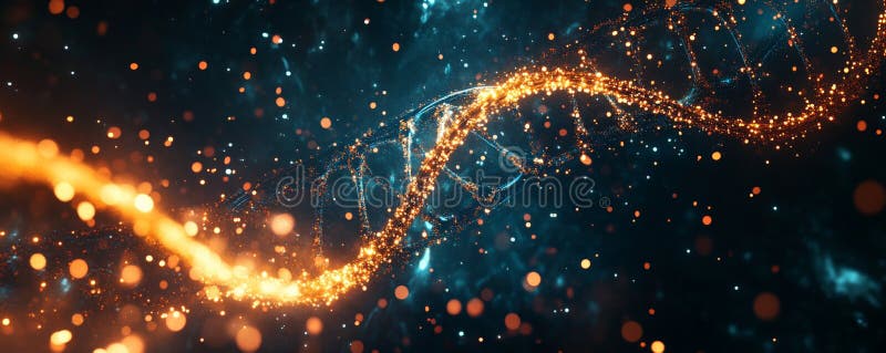 A Dynamic Background with Swirling Lines of Light and Particles Forming ...