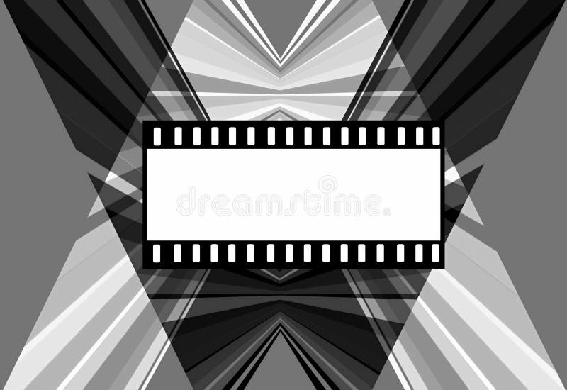 Dynamic Background Theme Cinema Stock Illustration - Illustration of ...