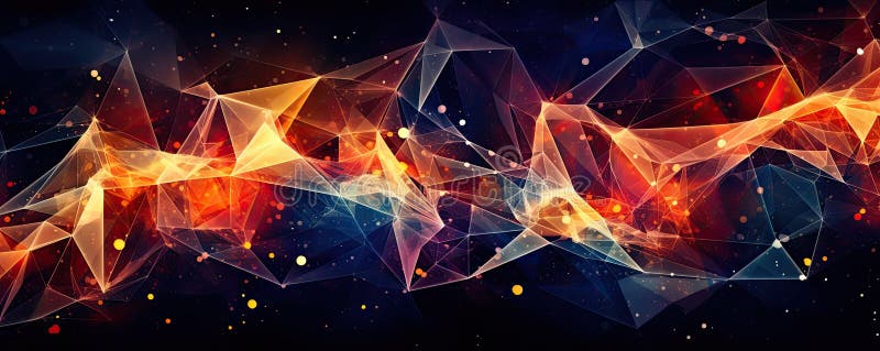 Dynamic Background with Vibrant Geometric Patterns and Energetic Lines ...