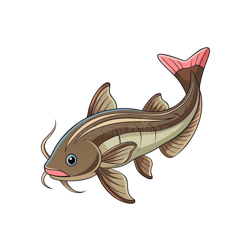 Dynamic Broadhead Catfish Beautiful Art Representation Stock Photo ...