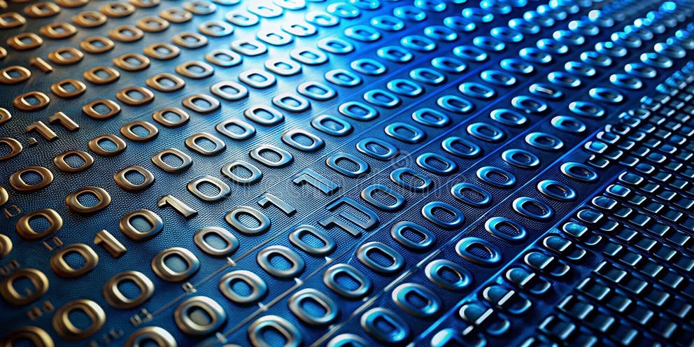 Dynamic Binary Code Background a Visually Striking Representation of Digital Machine Language ...