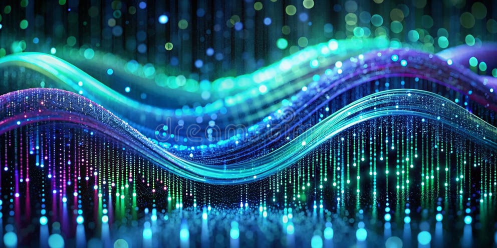 Dynamic Binary Code Flow Visualization a Stunning Abstract Representation of Digital Data ...