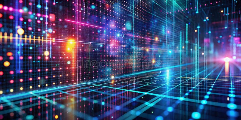 Dynamic Binary Code Streams Across a Stunning UltraHighDefinition Data Grid a Futuristic ...