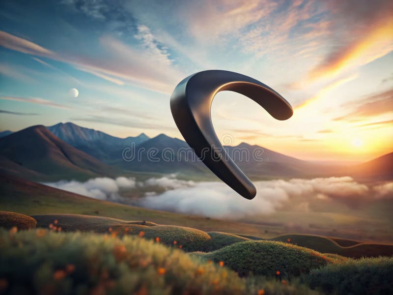 Captivating Surreal Boomerang Shape Stock Illustrations – 1 Captivating ...