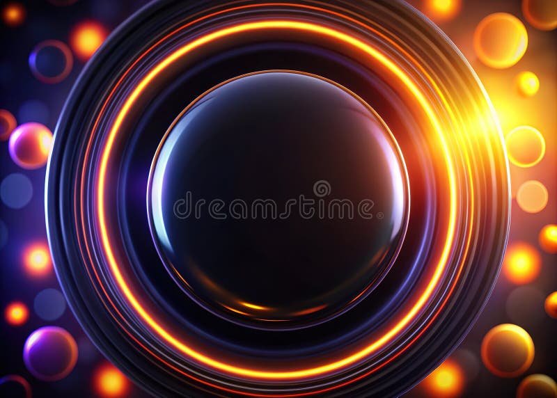 Dynamic Black Circle Motion Background: a Seamless, Abstract AI ...