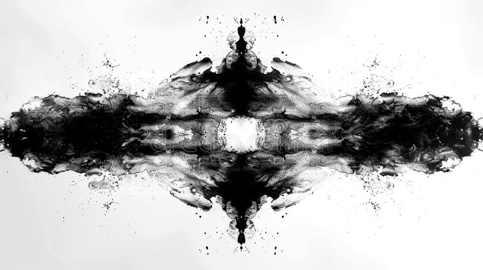 Dynamic Black Ink Splashes Create a Striking Abstract Artwork in Modern ...