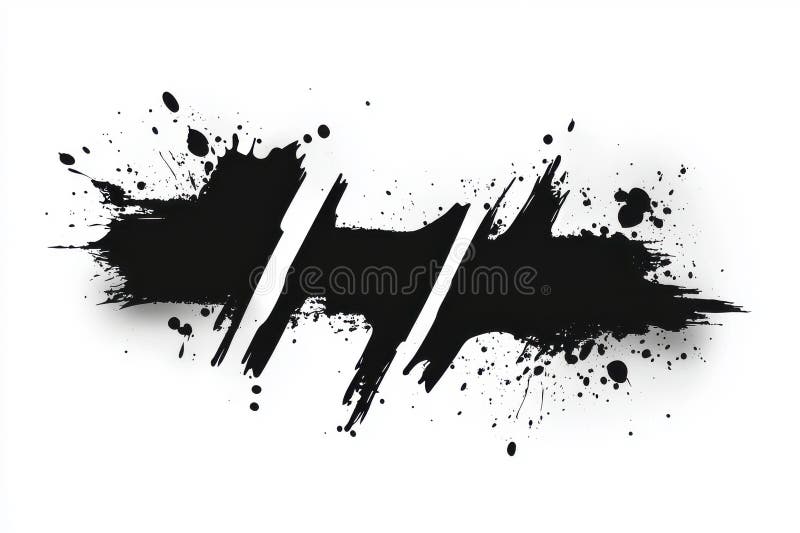 Dynamic Black and White Wave with Optical Effect. a Distorted ...