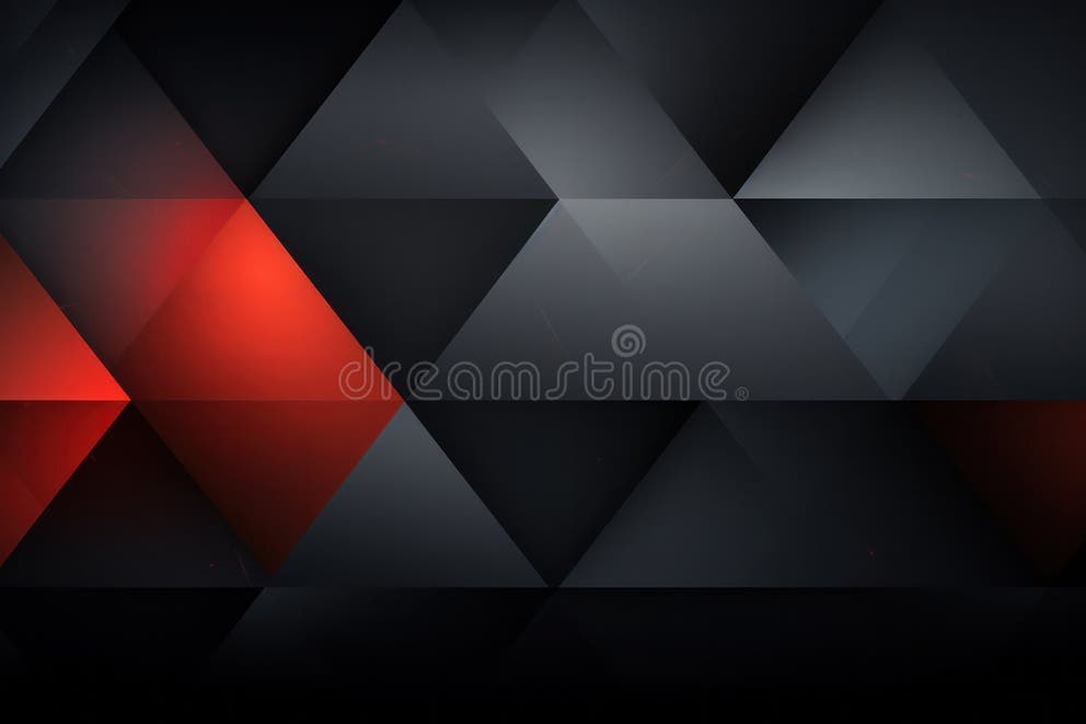 Dynamic Black and Orange Triangle Pattern - Abstract Geometric ...