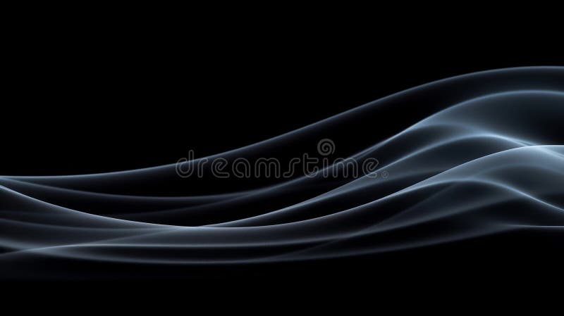 Dynamic Black Wave Design Element for Creative Projects and Graphic ...