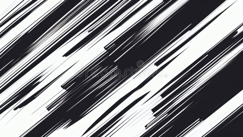 Dynamic Black and White Abstract Art, Portraying the Concept of ...