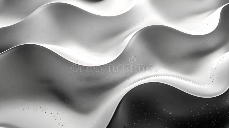 Dynamic Black and White Animation, Abstract Shapes. Stock Footage ...