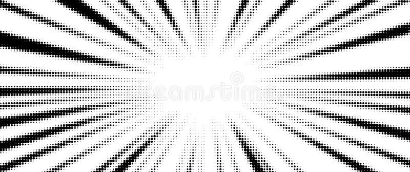 Monochrome Radial Dot Explosion Stock Vector - Illustration of pattern ...