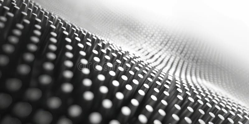 Dynamic Black and White Texture Featuring a Pattern of Metallic Spikes ...