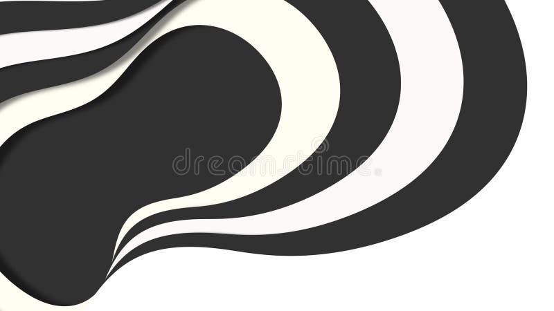 Dynamic Black and White Wave Pattern for Versatile Design Use Stock ...