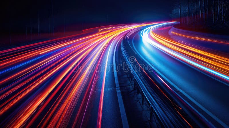 Abstract Light Speed Tunnel with Advanced Visuals, Great for Diverse ...