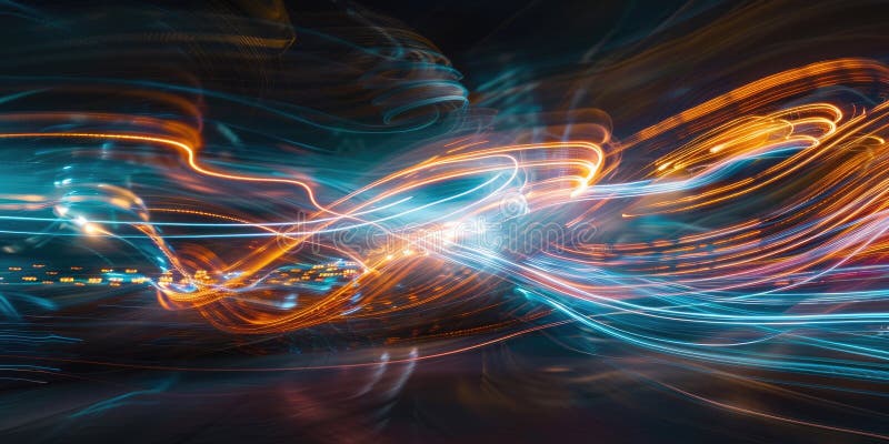 Abstract Light Speed Tunnel with Advanced Visuals, Great for Diverse ...