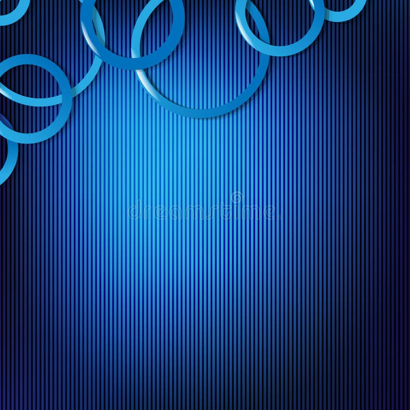 Dynamic Blue Background with Circles Stock Vector - Illustration of ...