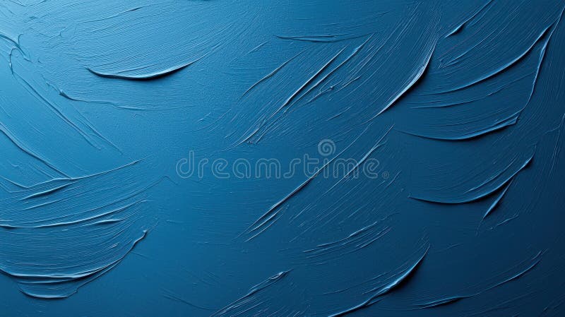 Dynamic Blue Background with Expressive White Paint Strokes, an ...