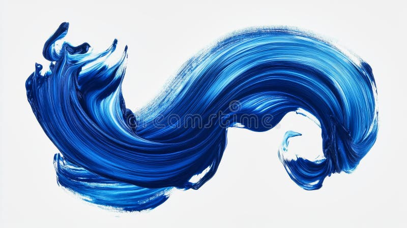 Dynamic Blue Brushstroke Texture with Bold Strokes and Deep Navy ...