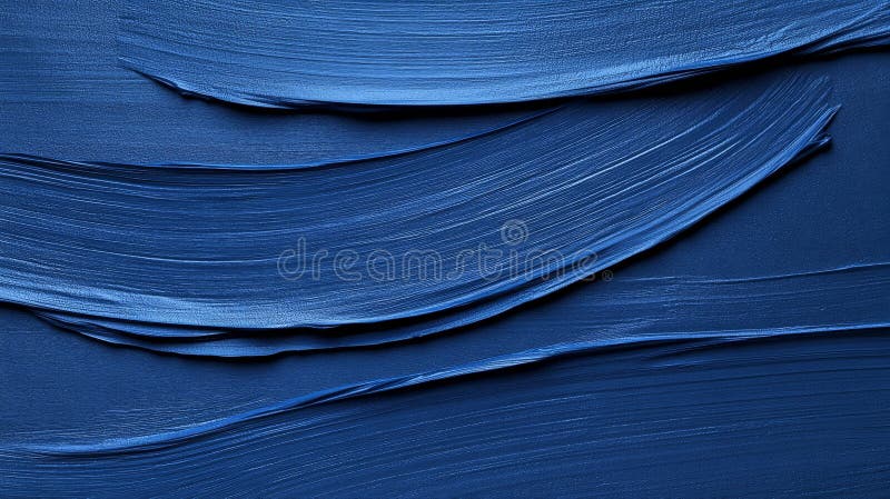 Dynamic Blue Brushstroke Texture on Deep Navy Background with a ...