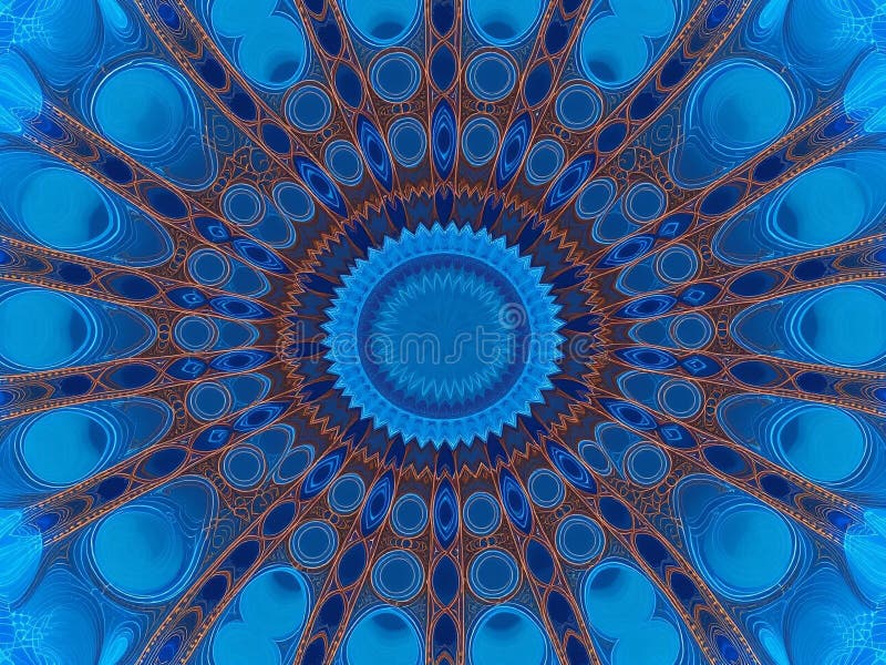 Dynamic Blue Geometric Circle Pattern Abstract Design Animation for ...