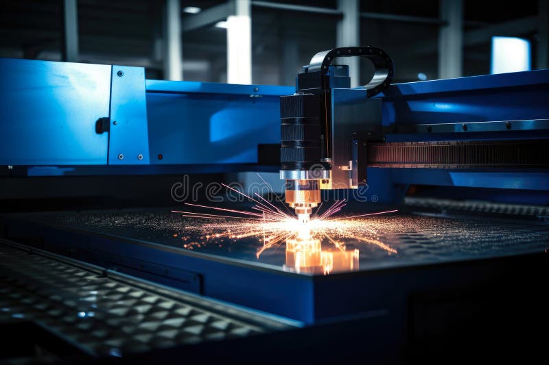 Dynamic Blue Laser CNC Cutting Metal, High-Precision Technology Stock ... Dynamic Blue Laser CNC Cutting Metal, High-Precision Technology Stock ...