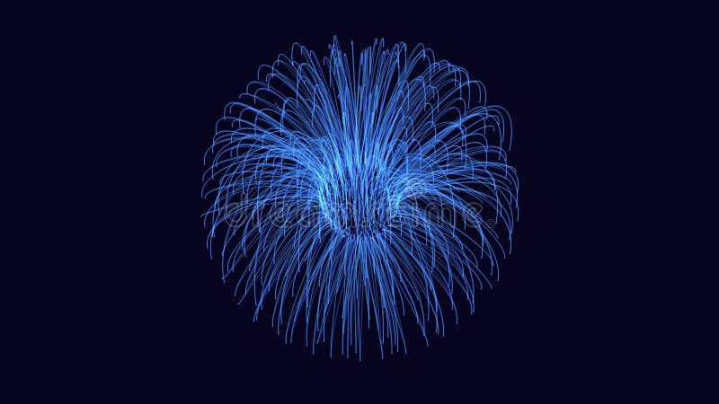 Dynamic Blue Lightning Bolt Emerges from Darkness Stock Footage - Video ...