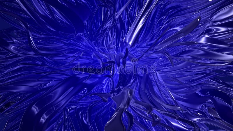 Dynamic Blue Liquid in Mesmerizing Swirls Stock Video - Video of ...