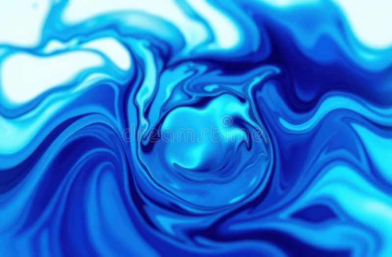 Dynamic Blue Liquid Swirls Wallpaper at 6-1-2025 Stock Illustration ...
