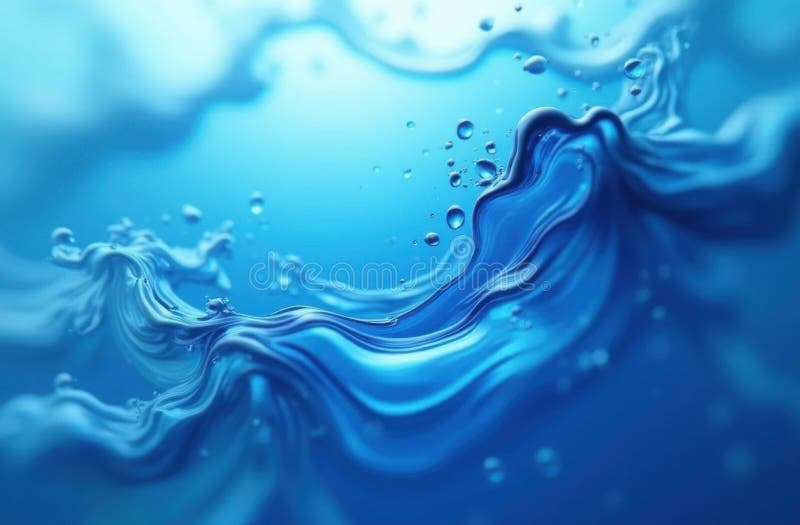 Dynamic Blue Liquid Swirls Wallpaper at 6-1-2025 Stock Illustration ...