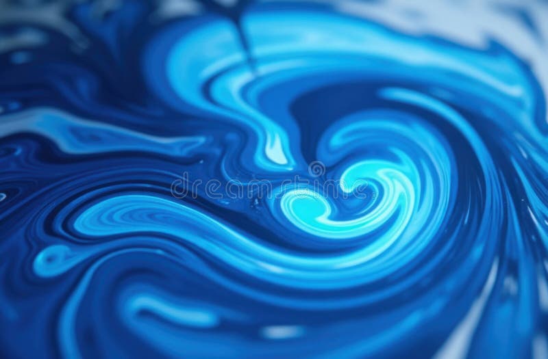 Dynamic Blue Liquid Swirls Wallpaper at 6-1-2025 Stock Illustration ...