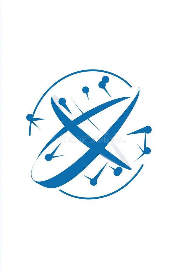 Abstract Blue Logo Design Representing Connectivity and Innovation ...