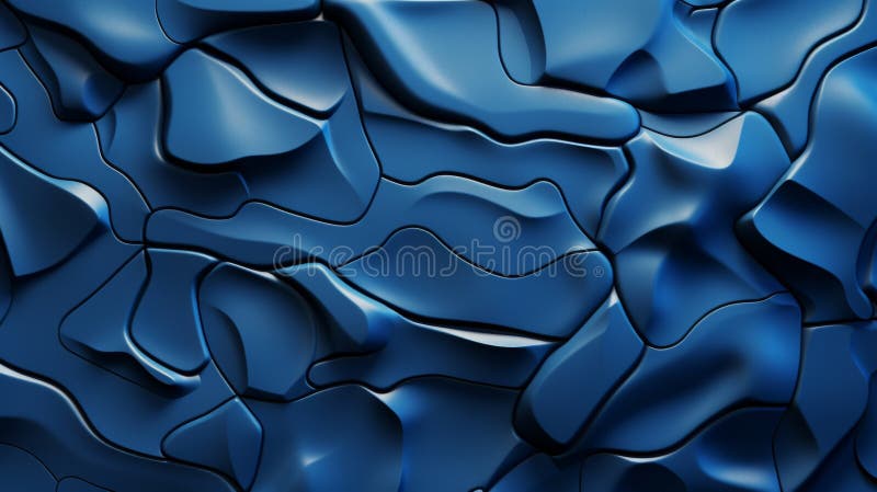 Dynamic Blue Metallic Contoured Lines with 3d Topographical Effect for ...