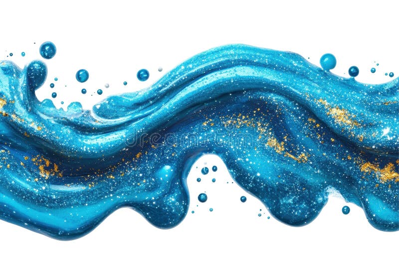 Dynamic Blue Paint Splatter Creates a Striking Visual Chaos Stock Photo ...