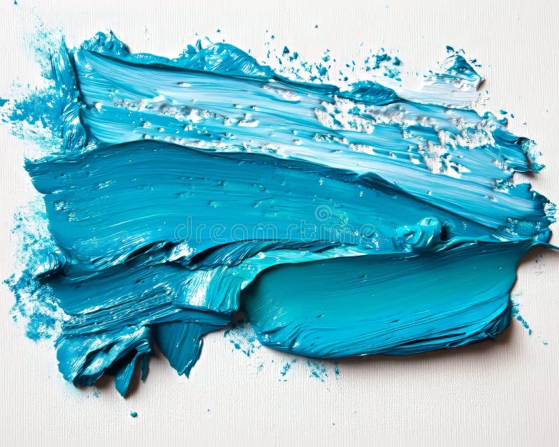 A Dynamic Blue Paint Splatter that Highlights Texture and Varied Shades ...