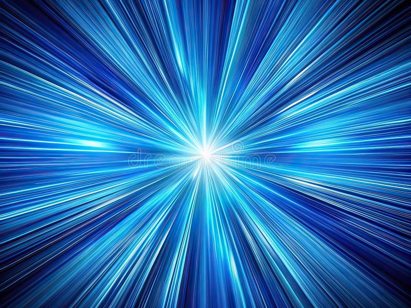 Dynamic Blue Radial Rays an Abstract Documentary Photography Background ...