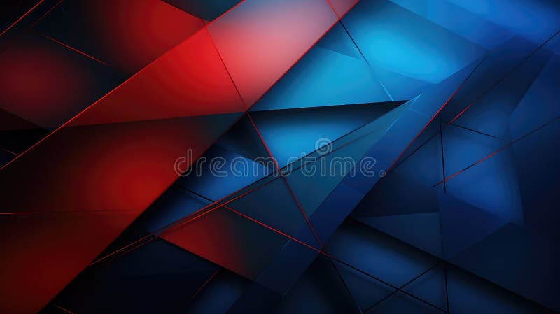 Dynamic Blue and Red Background Stock Illustration - Illustration of ...
