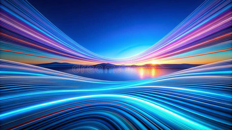 Dynamic Blue Striped Animated Backgrounds Captivating Visuals for Video ...